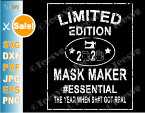Limited Edition SVG Mask Maker 2020 Funny Toilet Paper Quarantine PNG ...