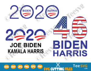 Biden Harris 2020 SVG PNG Bundle Joe Biden Kamala Harris Election ...
