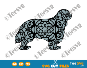 Cavalier King Charles Spaniel SVG Mandala, CKCS SVG File, Cavapoo ...