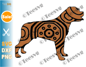 Rottweiler Mandala SVG, Rottie SVG File Vector, Dog Mandala SVG, Puppy ...