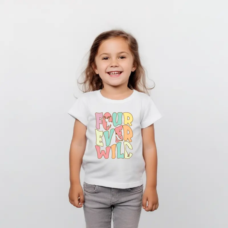 Four Ever Wild SVG PNG Animals Safari Jungle | 4th Birthday Boy Girl ...